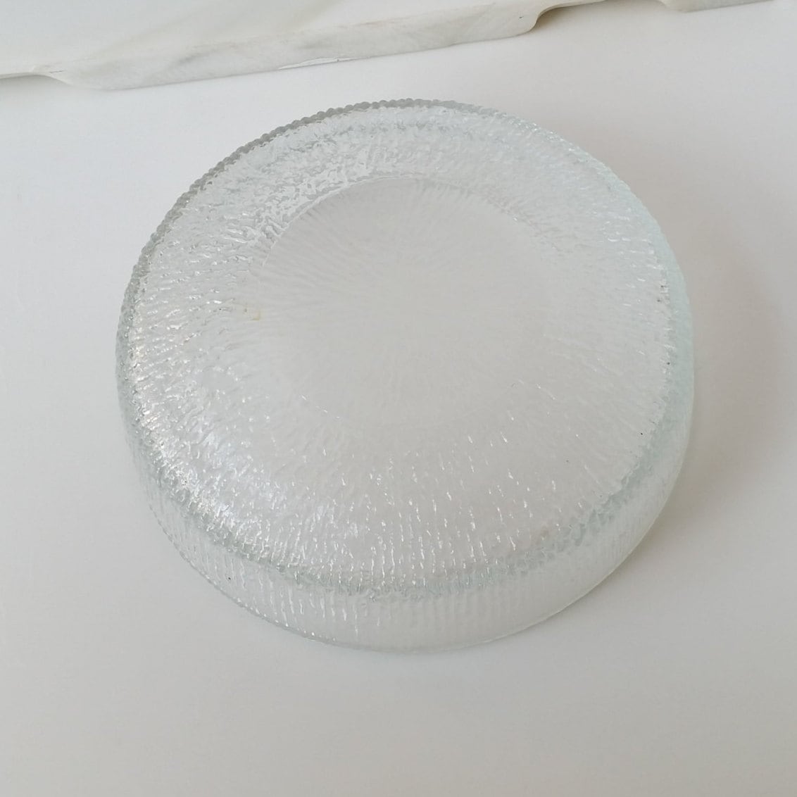 Vintage Glass, Clear Glass Bowl, Grooved Bowl, Vintage bowl, Retro ...