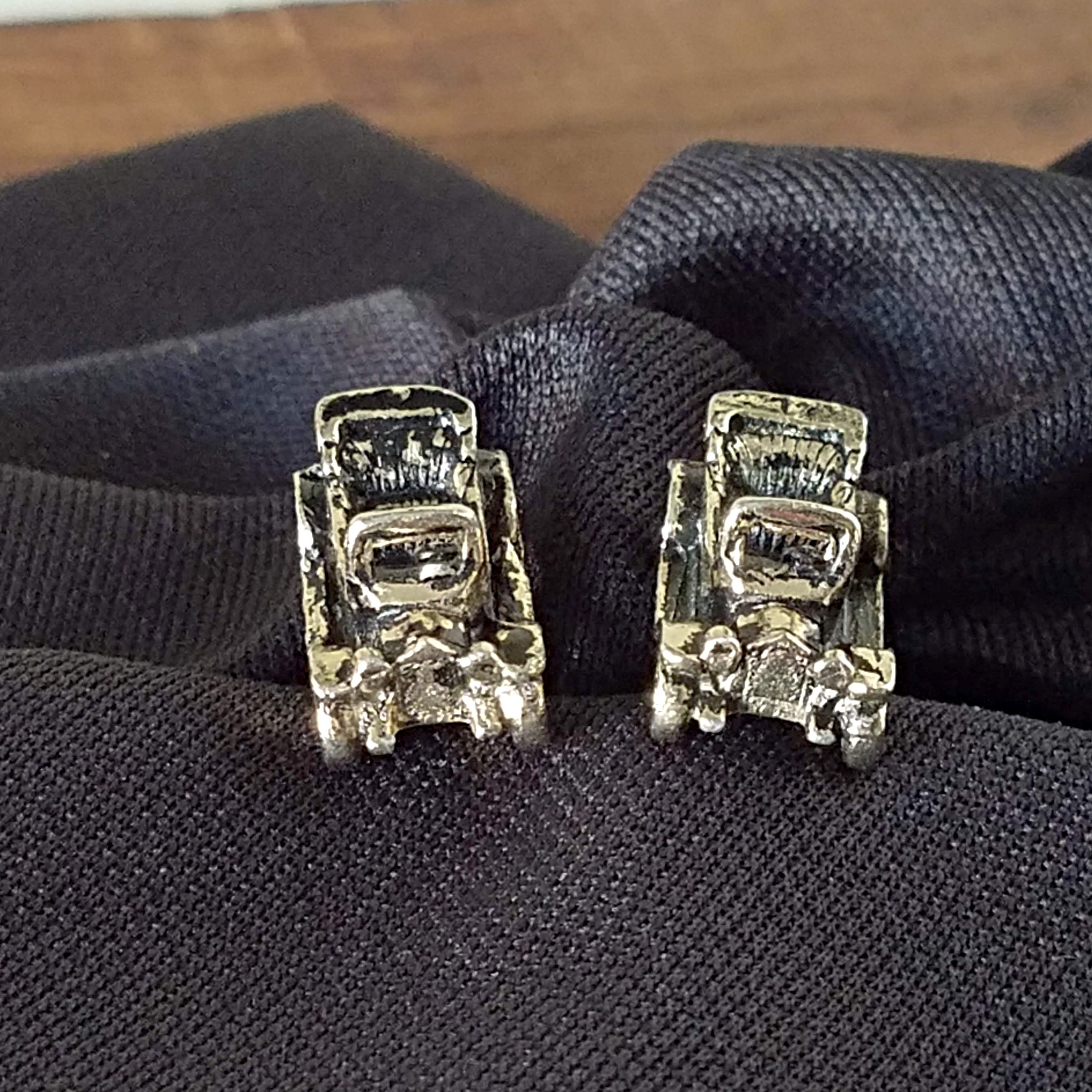 Antique Car Cuff Links, Vintage Classic Car Cufflinks, Unique Gift for Him
