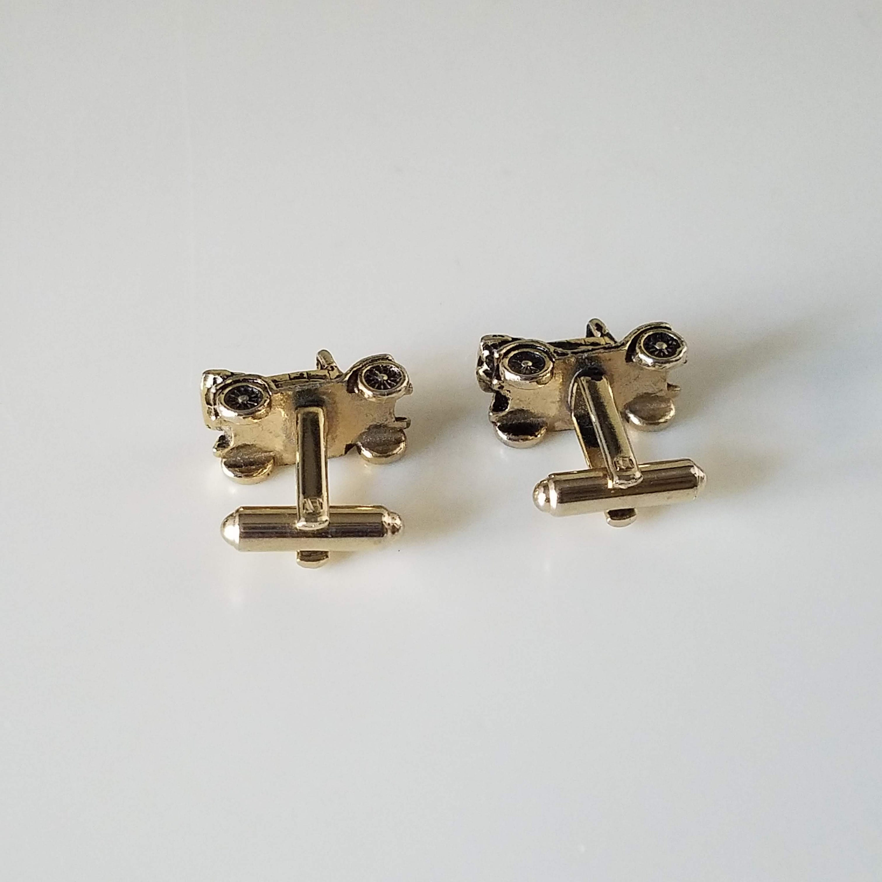 Antique Car Cuff Links, Vintage Classic Car Cufflinks, Unique Gift for Him