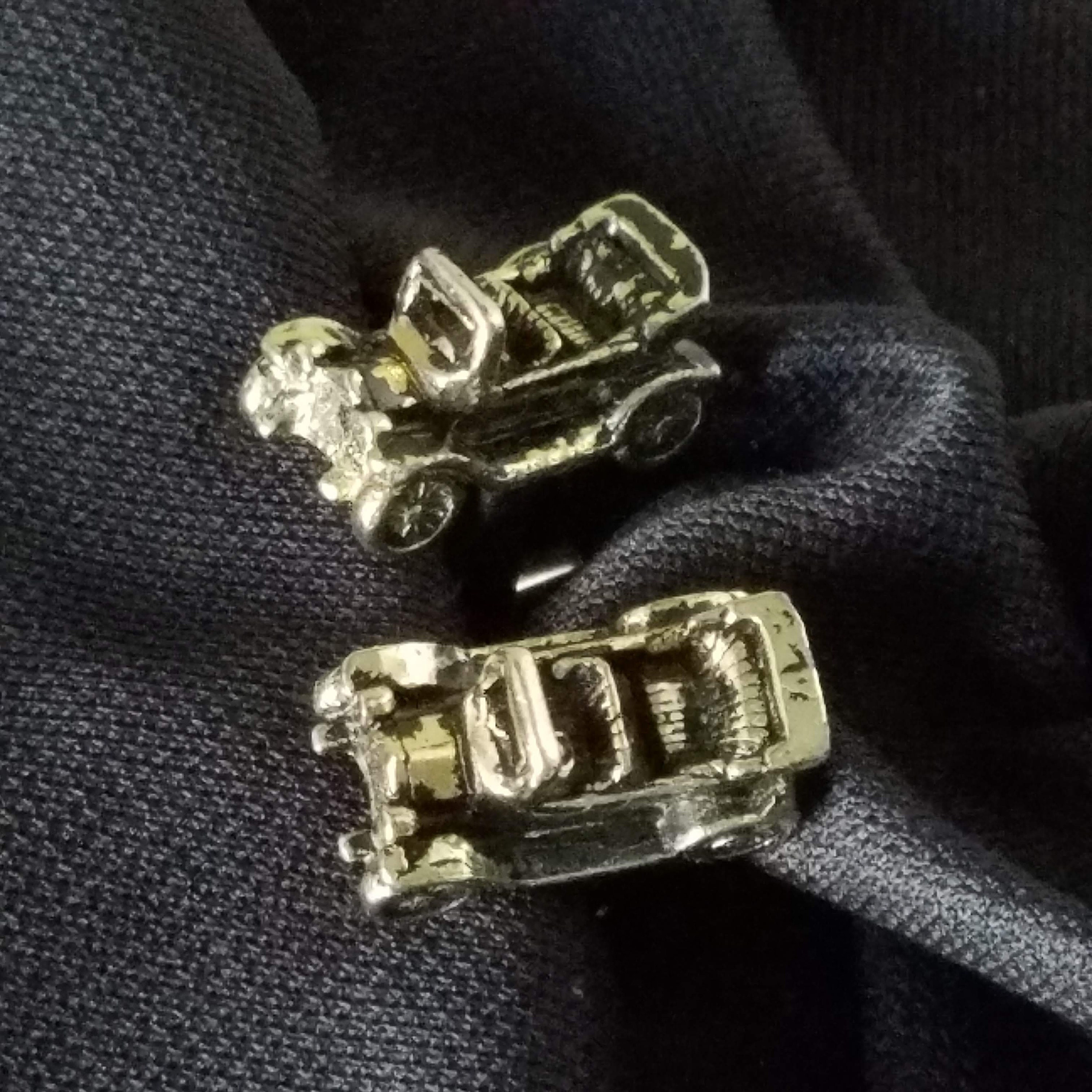 Antique Car Cuff Links, Vintage Classic Car Cufflinks, Unique Gift for Him