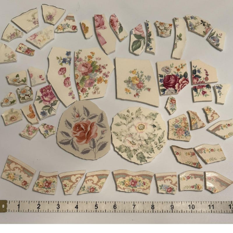 Mosaic Broken China - Etsy