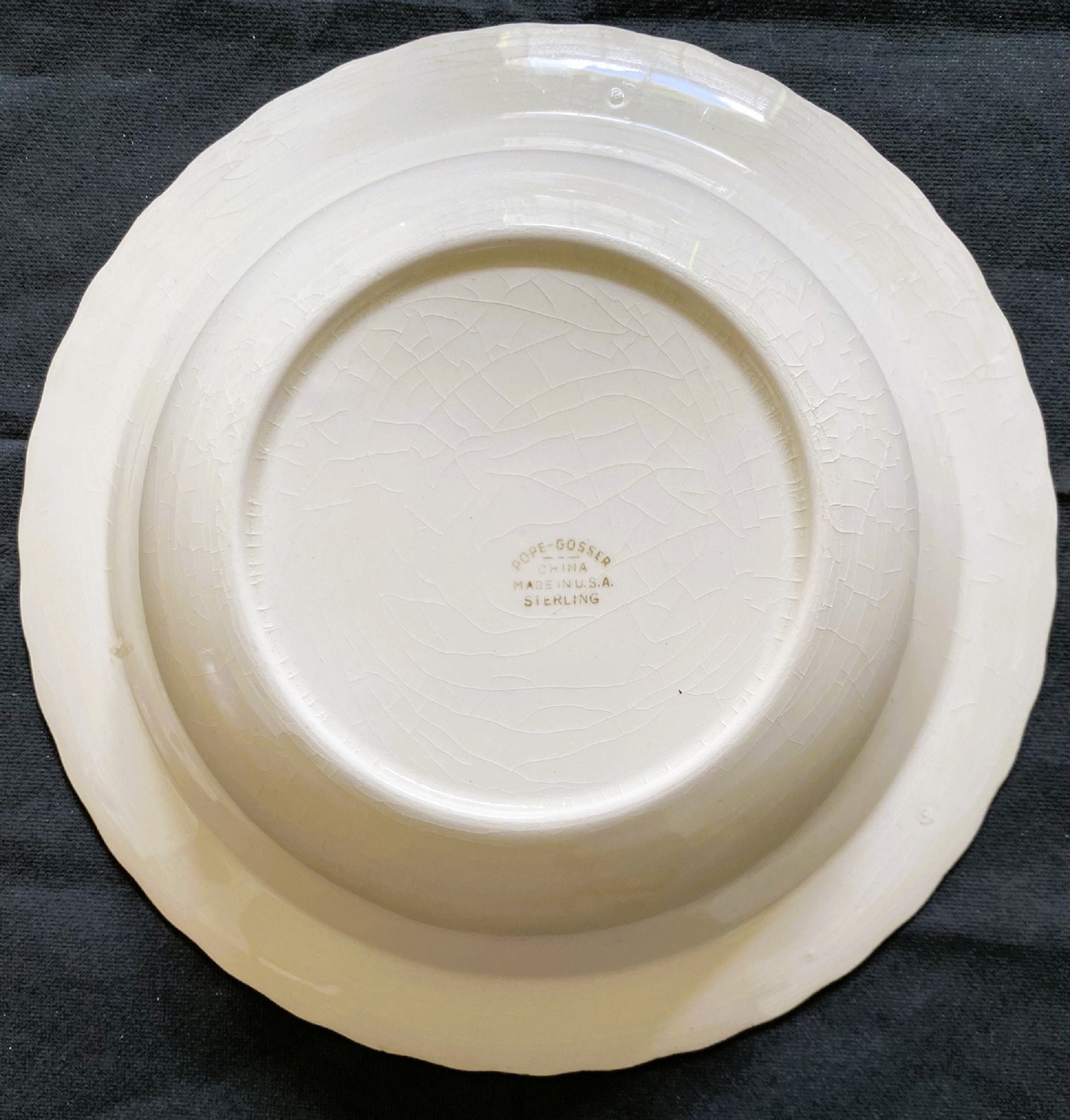 Vintage China Pope Gosser Florence — 8-1/2" Serving Bowl — Shabby Chic ...