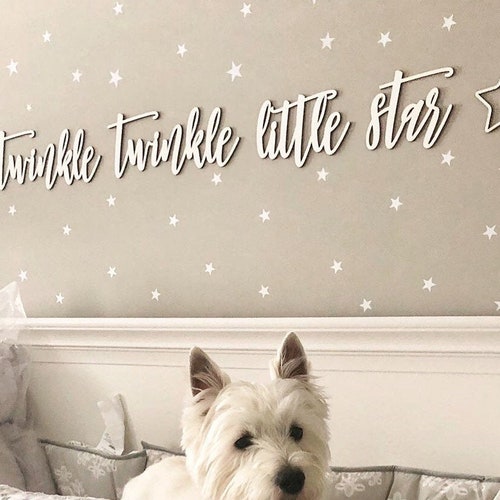 Twinkle Twinkle Little Star Sign Nursery Sign Nursery Room | Etsy