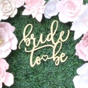 Bride to Be Wooden Sign - Modern Bridal Shower Decor - Etsy