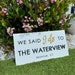 Personalized We Said I Do Venue Sign, Bridal Photo Prop, Wooden Wedding ...