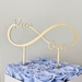 Personalized Names Infinity Wedding Cake Topper 8 - Etsy