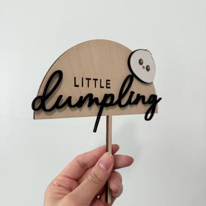 Little Dumpling Cake Topper, Bao Cake Topper, Baby Shower Theme, Cute ...