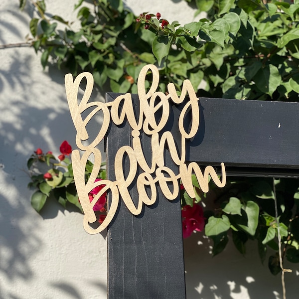 Baby in Bloom Backdrop - Etsy