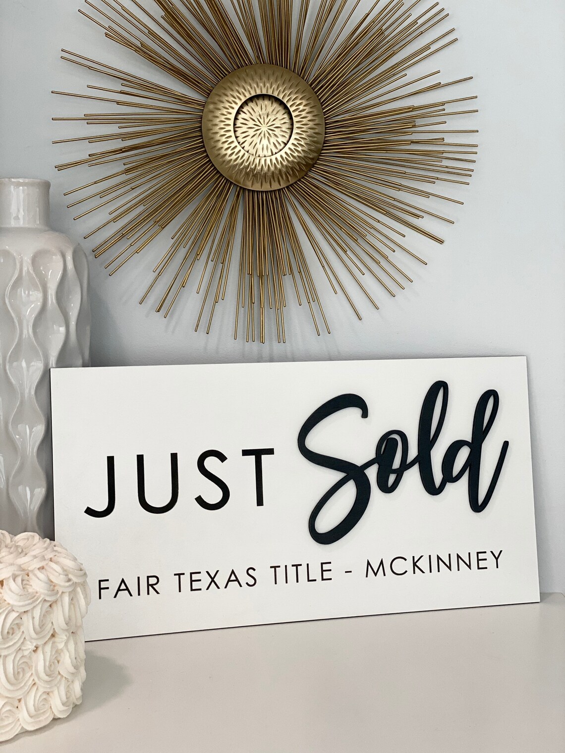 Personalized Just Sold Sign Realtor Sign Real Estate Agent - Etsy