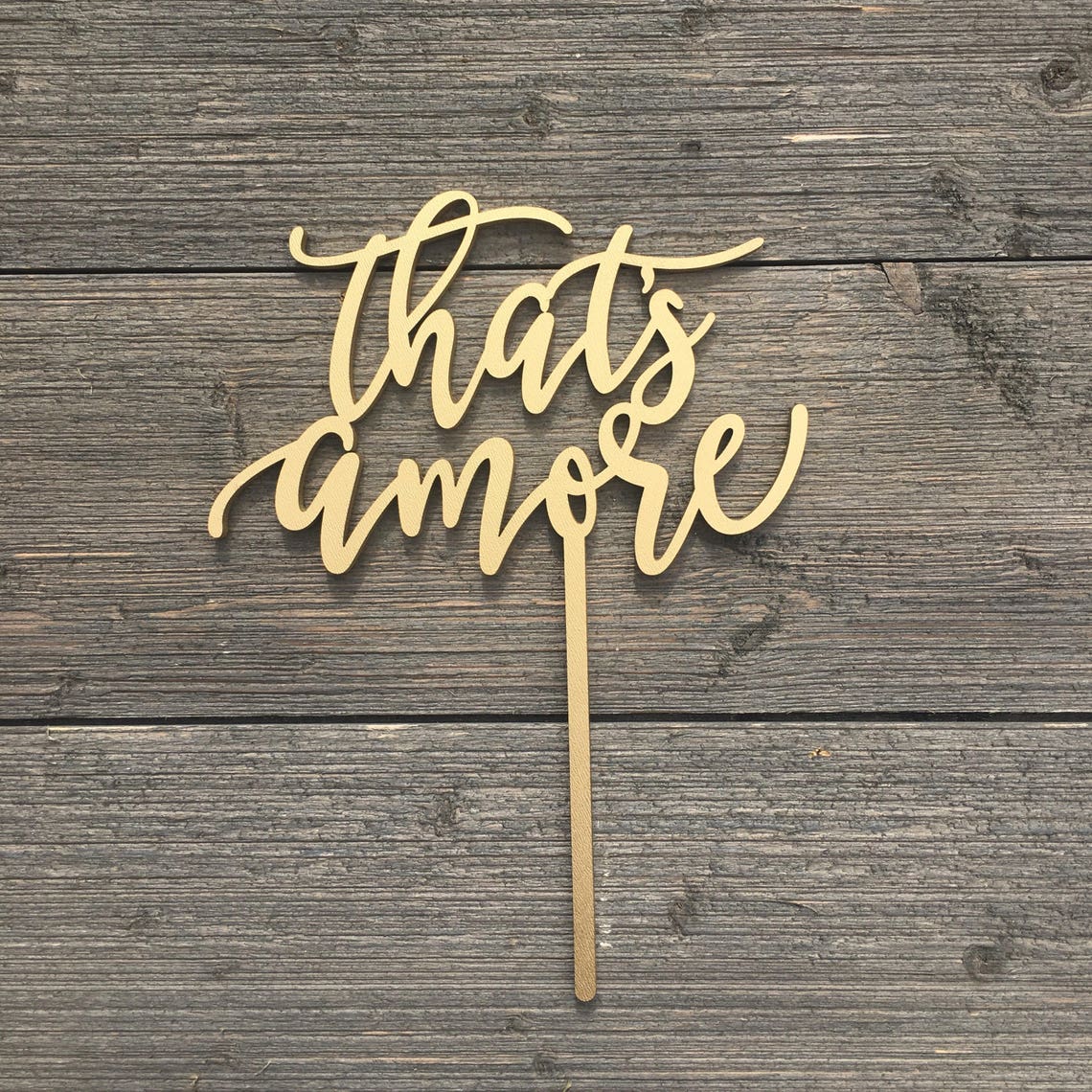 That's Amore Wedding Cake Topper 6 Inches Wide Love - Etsy