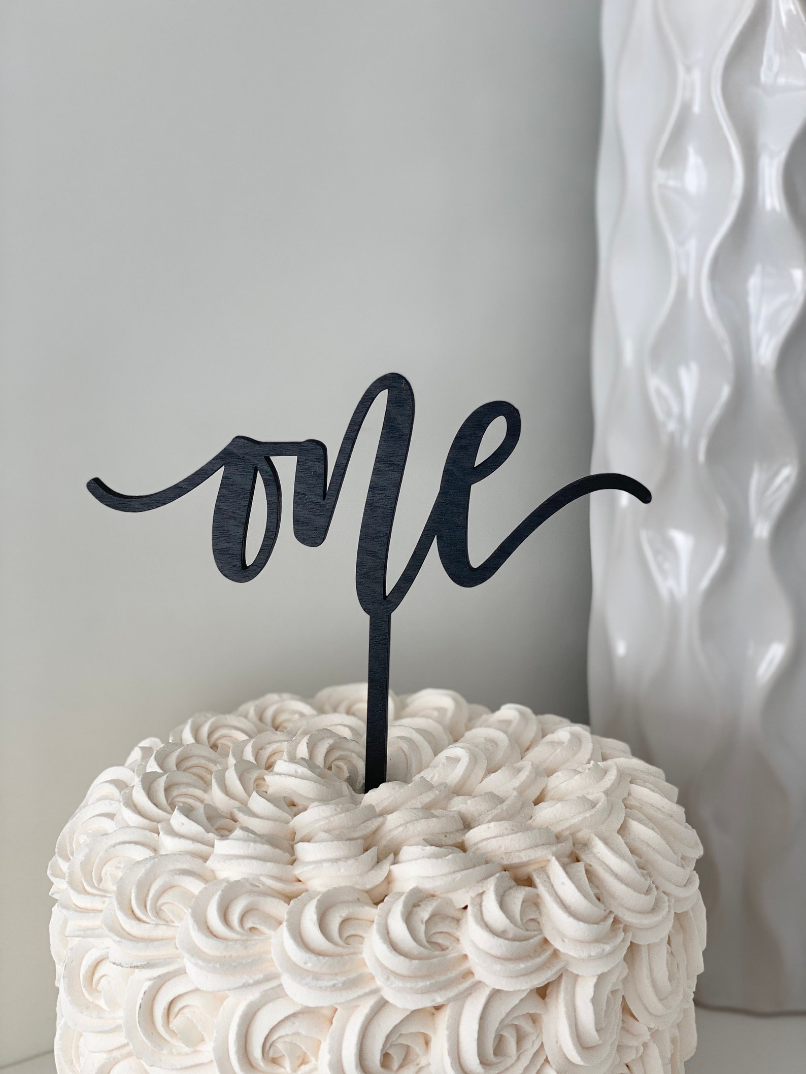 ONE Cake Topper V2 6W inches Version 2 First Birthday | Etsy