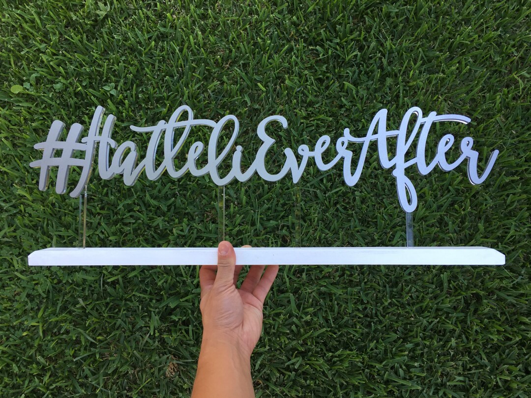 Personalized Hashtag Sign, Custom Hashtag Sign, Wedding Sign, Table Top ...