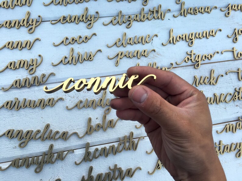 Personalized Wedding Plate Names Wedding Table Names Custom - Etsy
