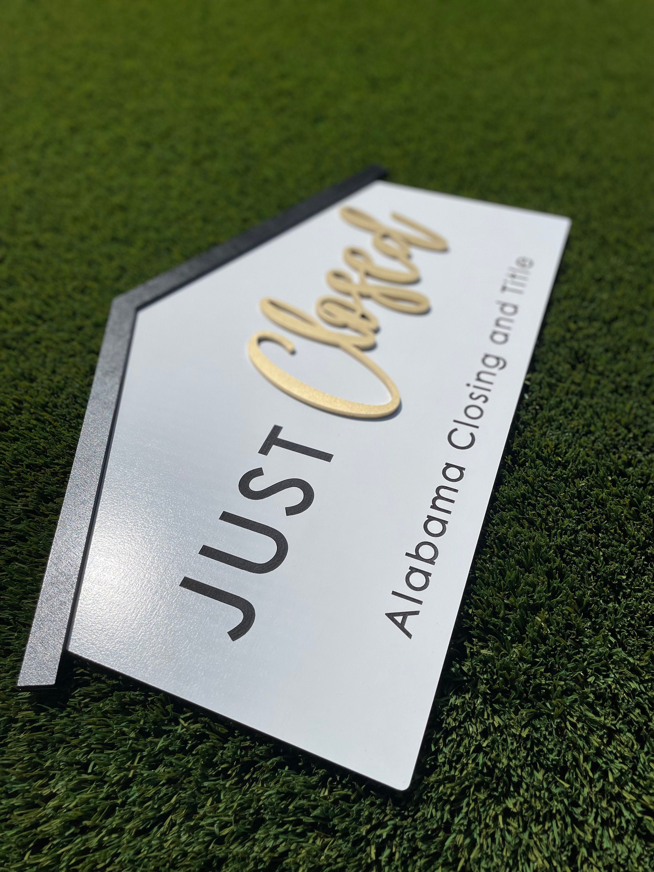 Personalized Just CLOSED Sign, Realtor Gift, House Key Sign - Etsy