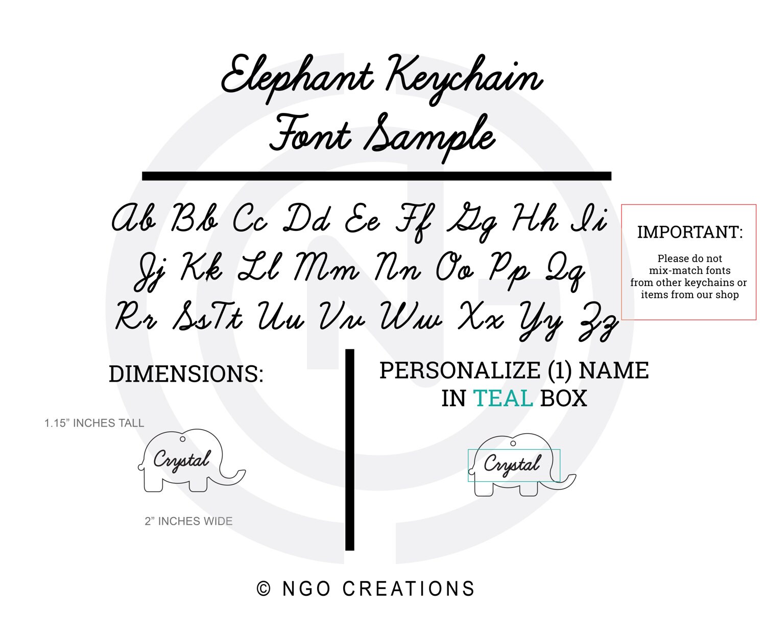 Personalized Elephant Keychain Wood Keychain Engraved Wood | Etsy