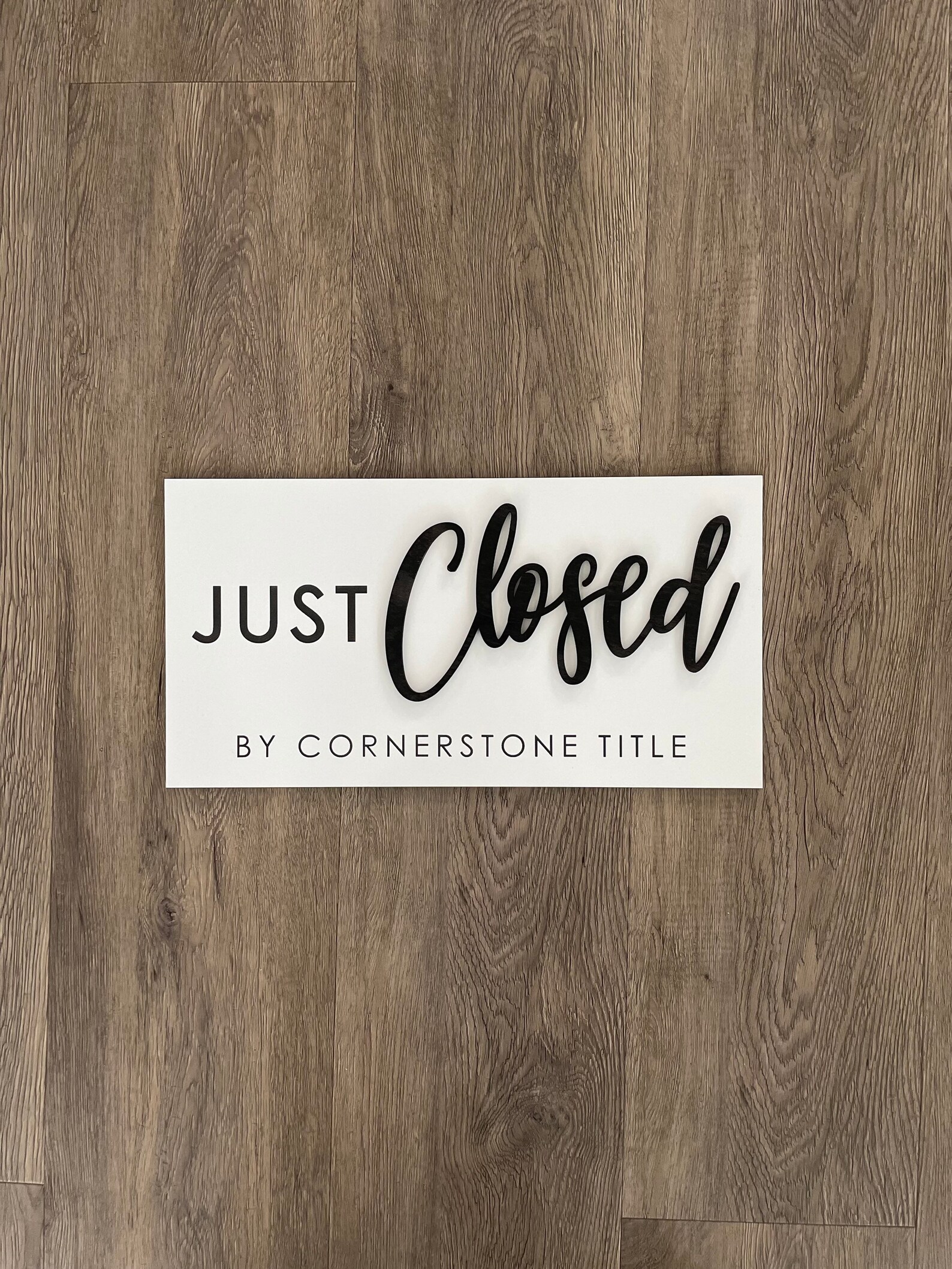 Personalized Just Closed Sign Realtor Sign Real Estate Agent - Etsy