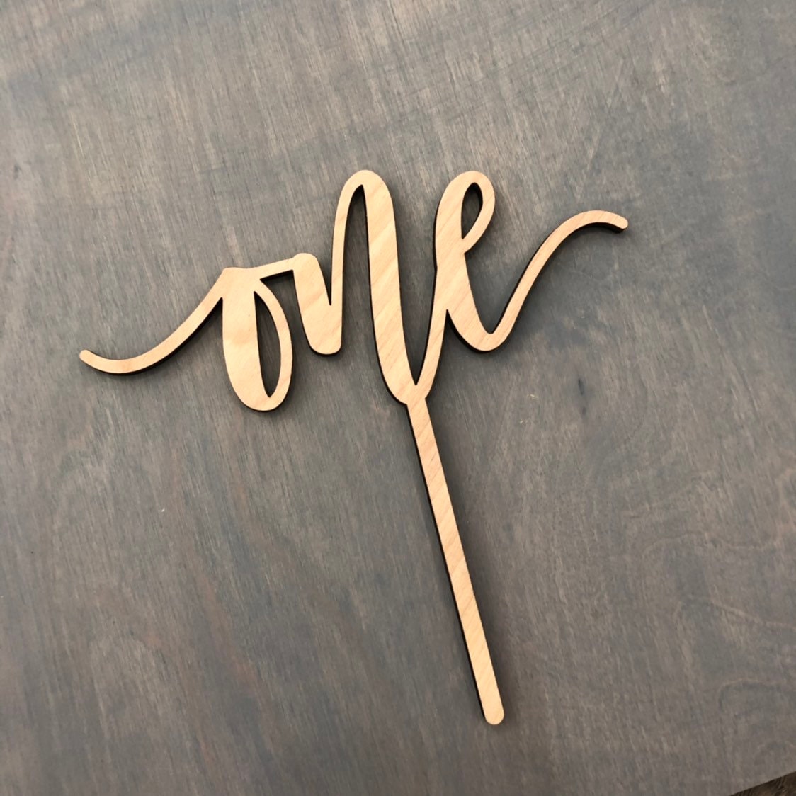 ONE Cake Topper V2 6W inches Version 2 First Birthday | Etsy