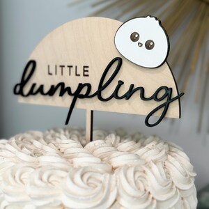 Little Dumpling Cake Topper, Bao Cake Topper, Baby Shower Theme, Cute ...