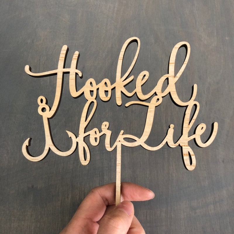 Fishing Cake Topper - Etsy