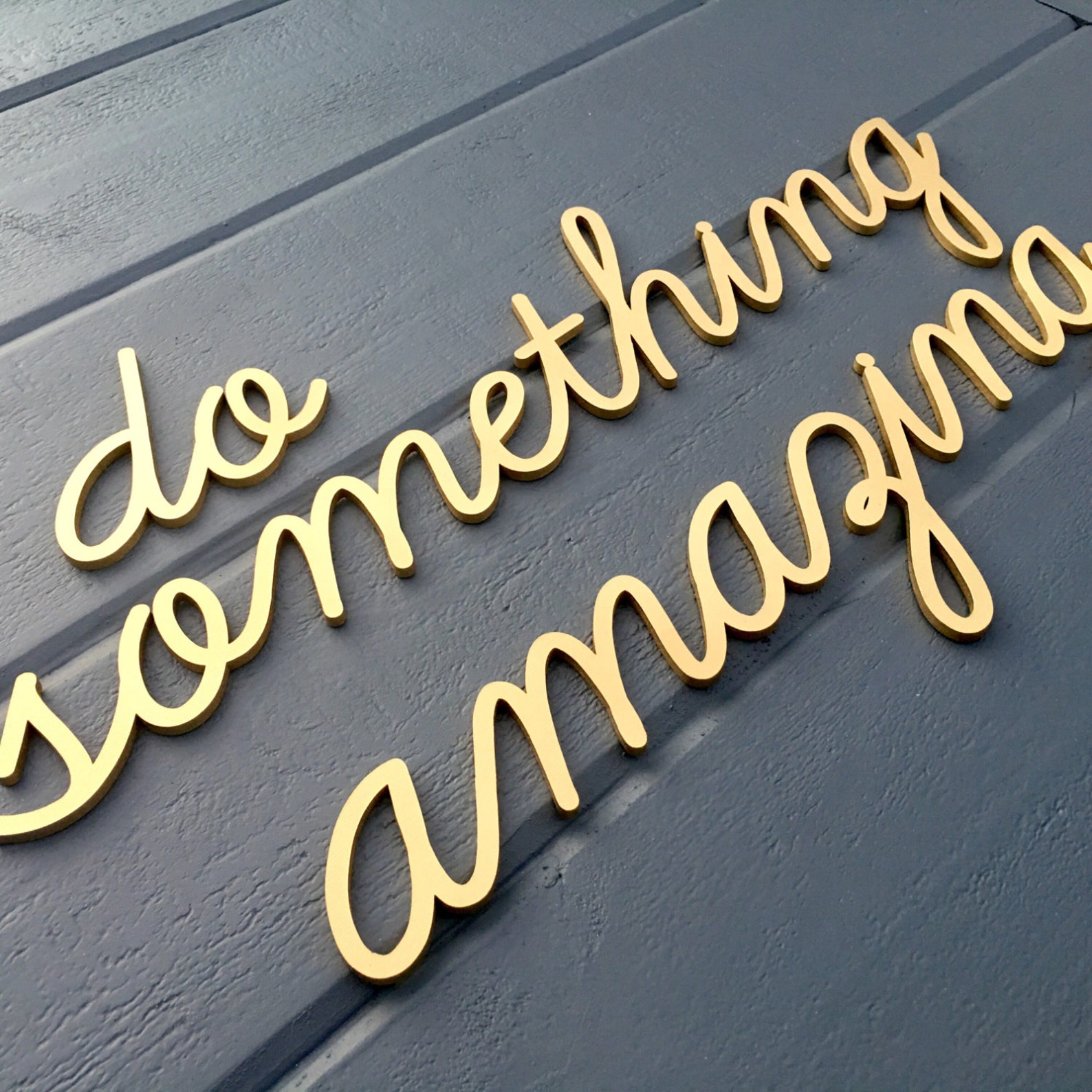 Do Something Amazing Wall Sign Small Laser Cut Wooden Sign - Etsy