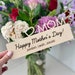 Personalized We Love Mom Desk Sign Custom Mothers Day Gift Appreciation ...