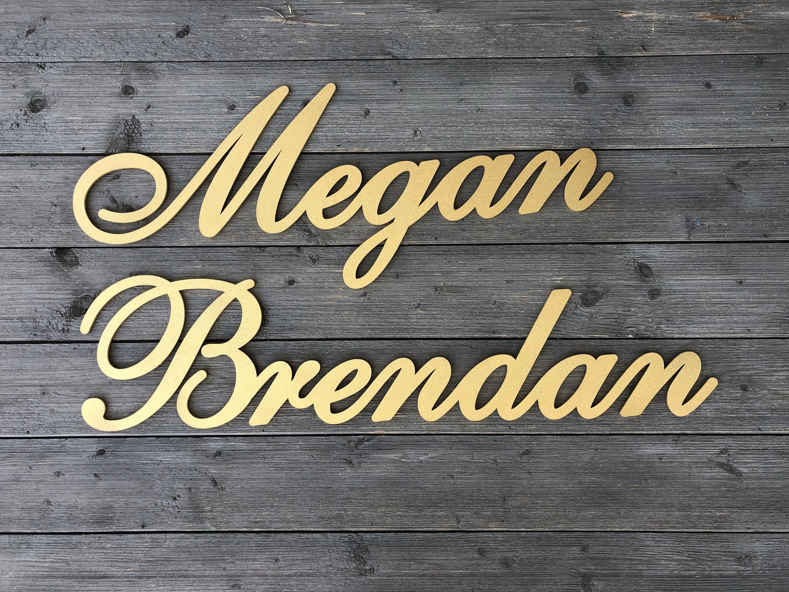 Personalized Couples Name Sign Version 2 name1 & - Etsy