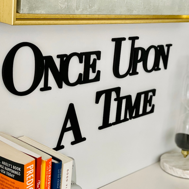 Once Upon a Time Sign - Etsy