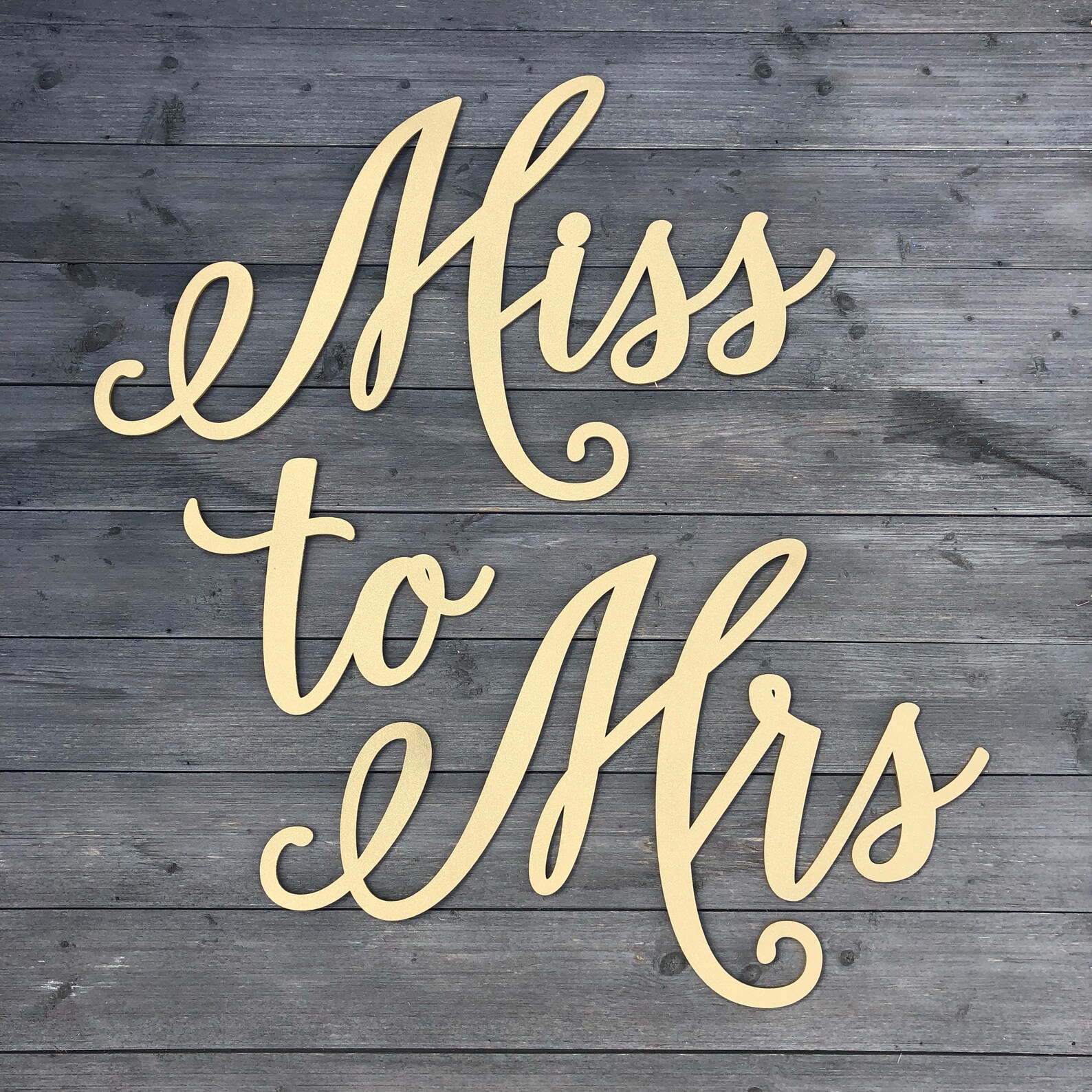 Miss to Mrs Sign 55 Inches Long Bride to Be Sign Bridal - Etsy