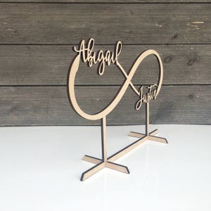 Personalized Infinity Name Sign, Infinity Sign With Names, 14"wx9"h ...