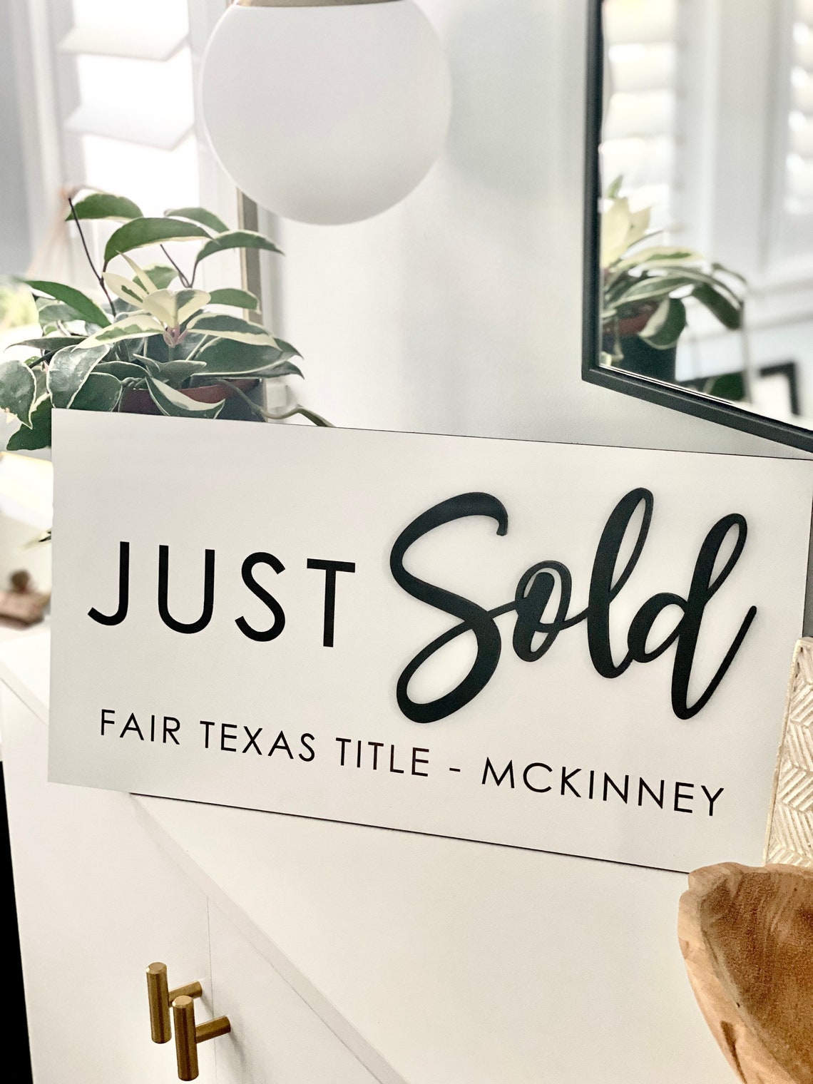 Personalized Just Sold Sign Realtor Sign Real Estate Agent - Etsy