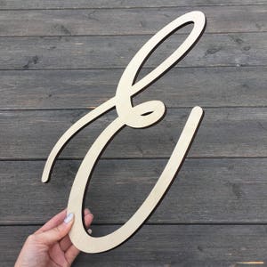 Initials Sign 10 Inches Tall - Version 2, Personalized Letter Sign ...