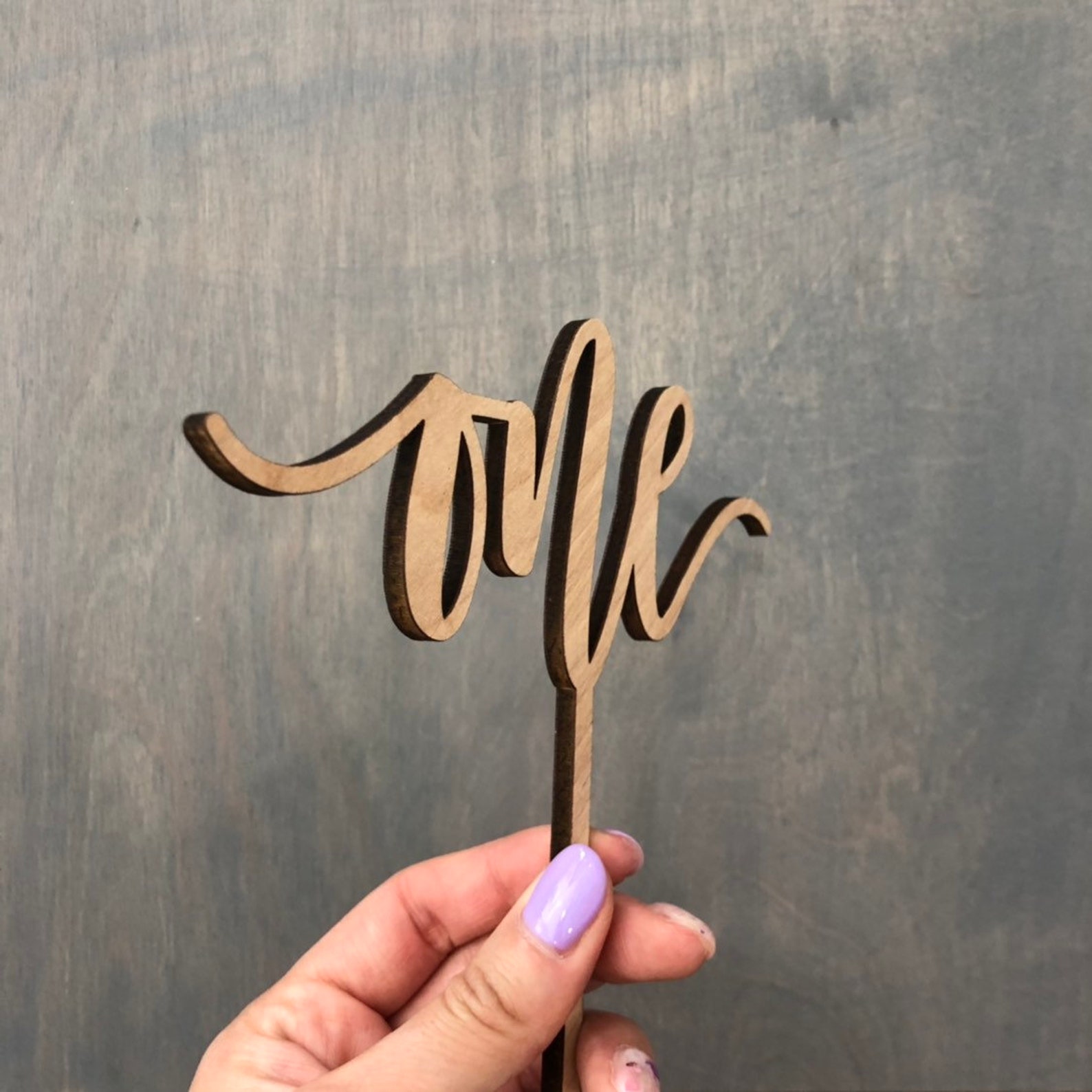 ONE Cake Topper V2, 6"w Inches, Version 2, First Birthday Topper, 1st ...