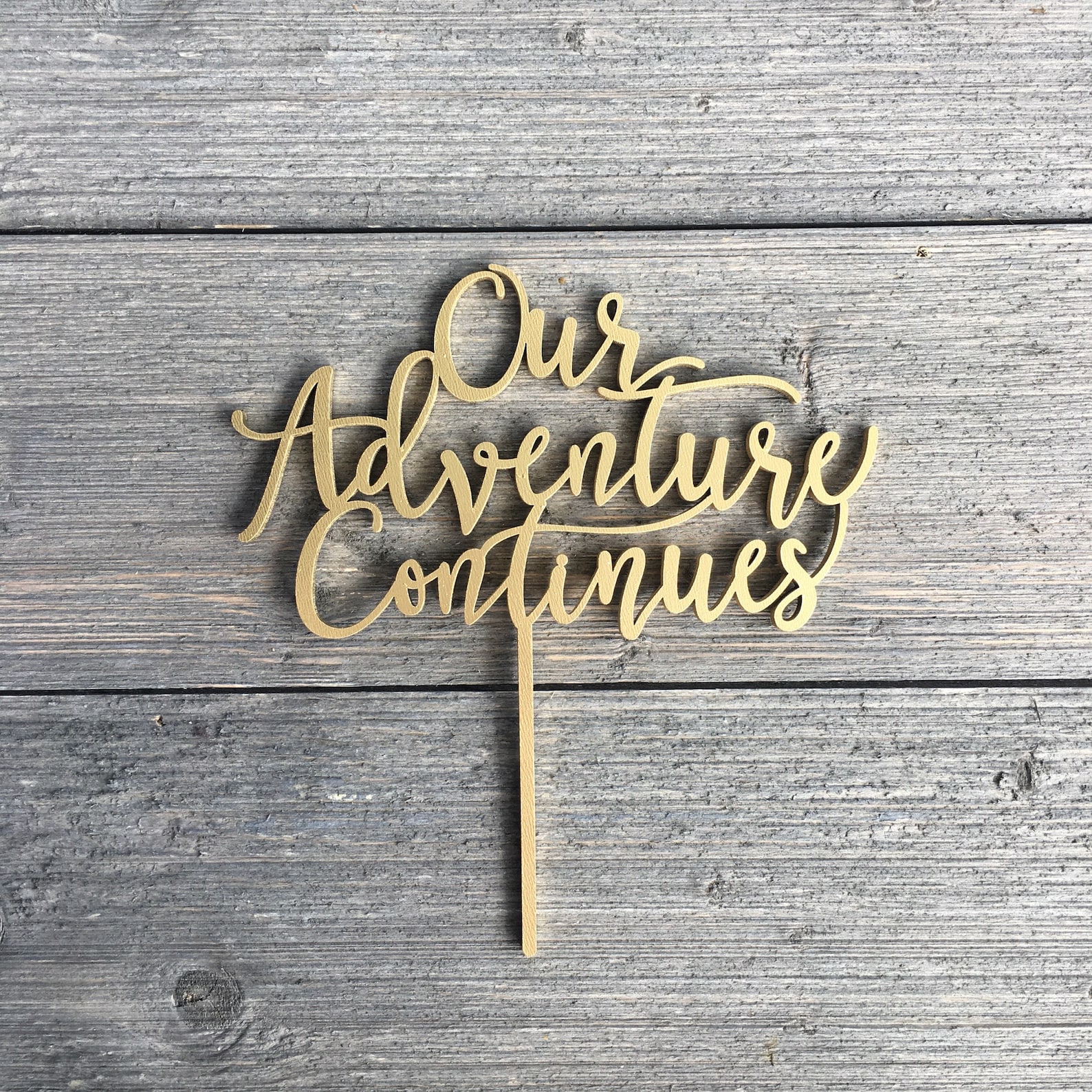 Our Adventure Continues Cake Topper 6 Inches Wedding | Etsy Canada