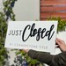 Personalized Just Closed Sign Realtor Sign Real Estate Agent - Etsy