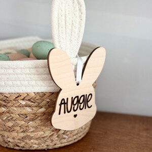 Personalized Easter Basket Name Tag - Ornament - Custom Sign - Hanging ...