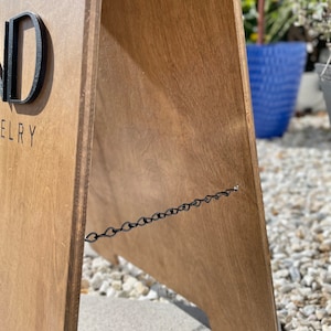 Personalized A-frame Sign, Custom Business Sign, Sandwich Sign, Sidewalk Sign, Event Sign, Wood ...