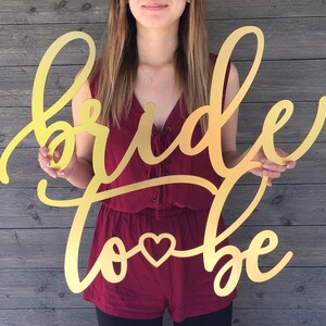 Bride to Be Wooden Sign - Modern Bridal Shower Decor - Etsy