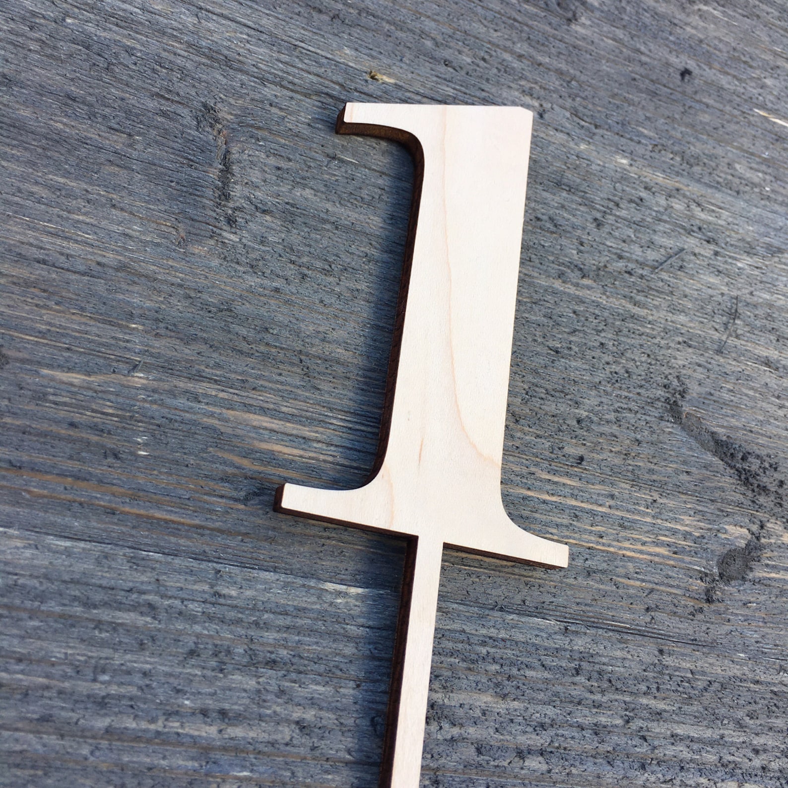 Number 1 Cake Topper 4h Inches One Cake Topper First - Etsy