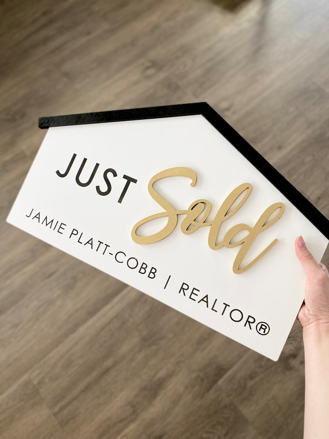 Personalized House Just Sold Sign Realtor Sign Real Estate - Etsy
