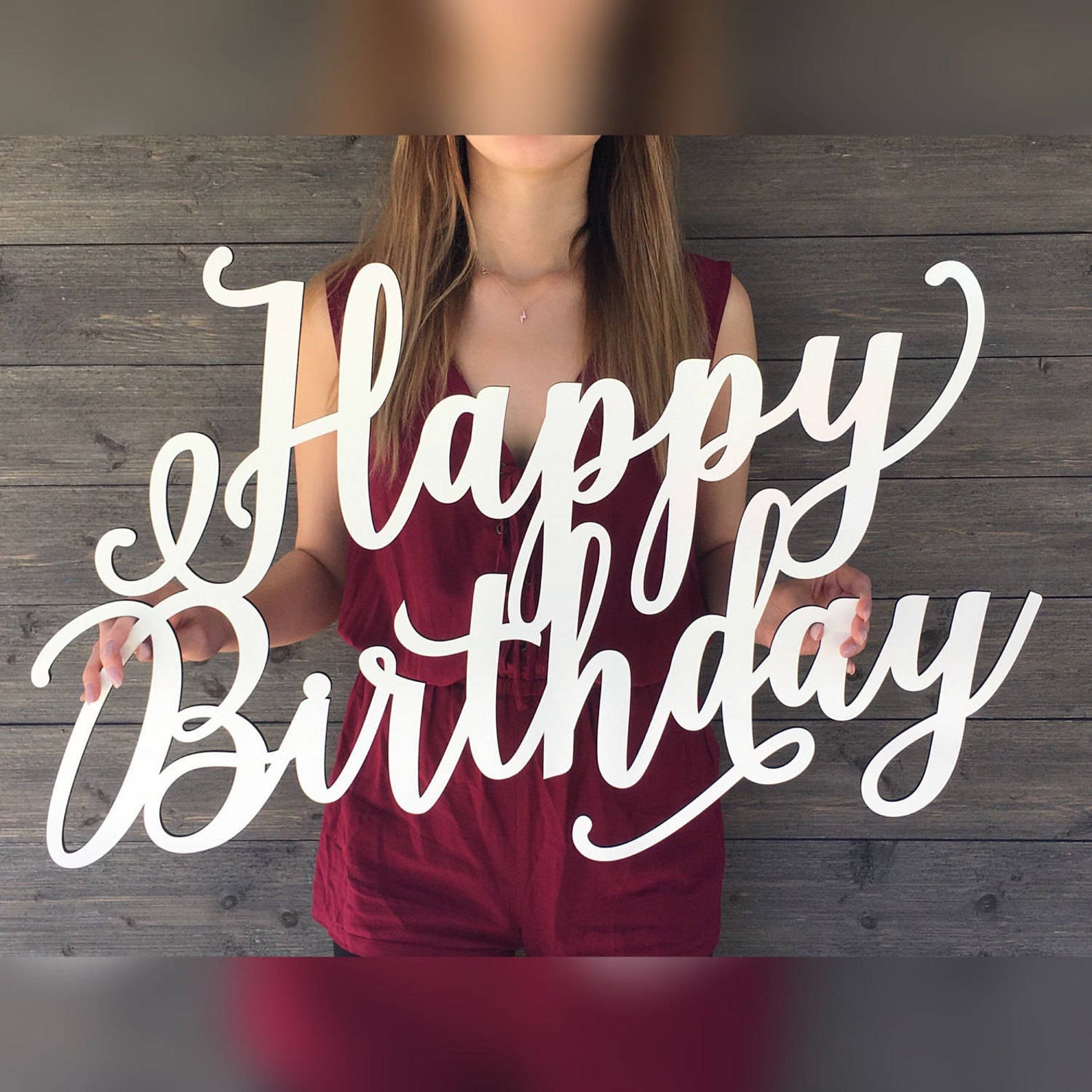 Happy Birthday Sign - Birthday Sign, Wooden Birthday Sign, Sign for ...