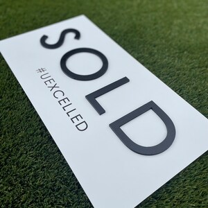 Personalized SOLD Sign, Realtor Sign, Real Estate Agent Sign, Custom ...