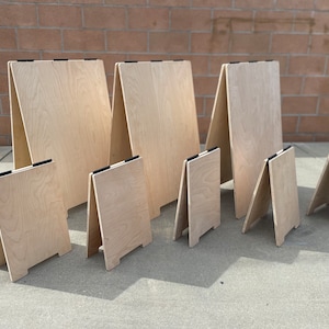 DIY A-frame Sign / Blank No Customization / Raw Wood / Business Sign ...
