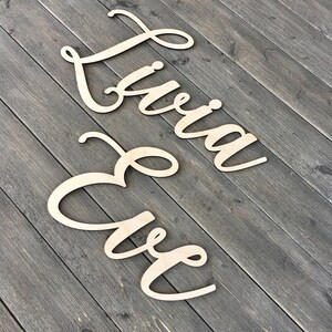 Personalized Name Sign, Font Style 2, Custom Name Sign, Laser Cut Large ...
