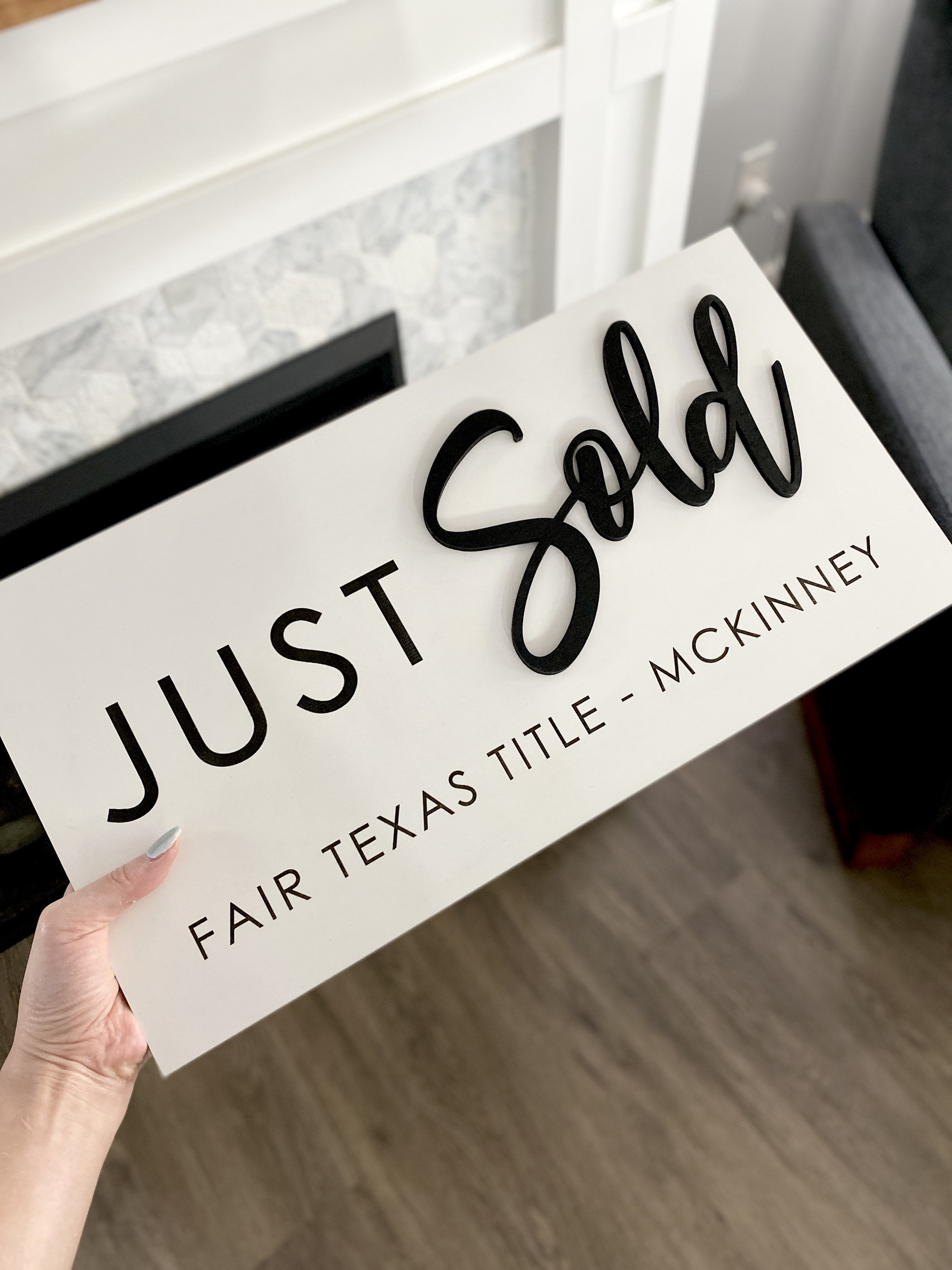 Personalized Just Sold Sign Realtor Sign Real Estate Agent | Etsy