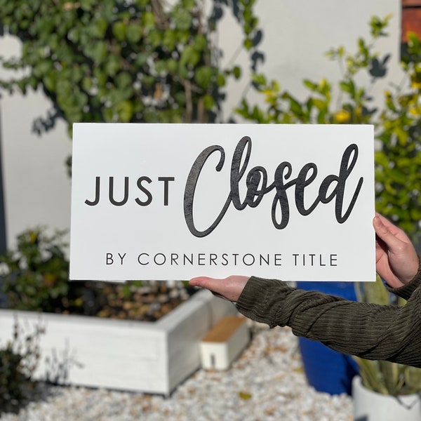 Custom Logo Sold Sign - Etsy