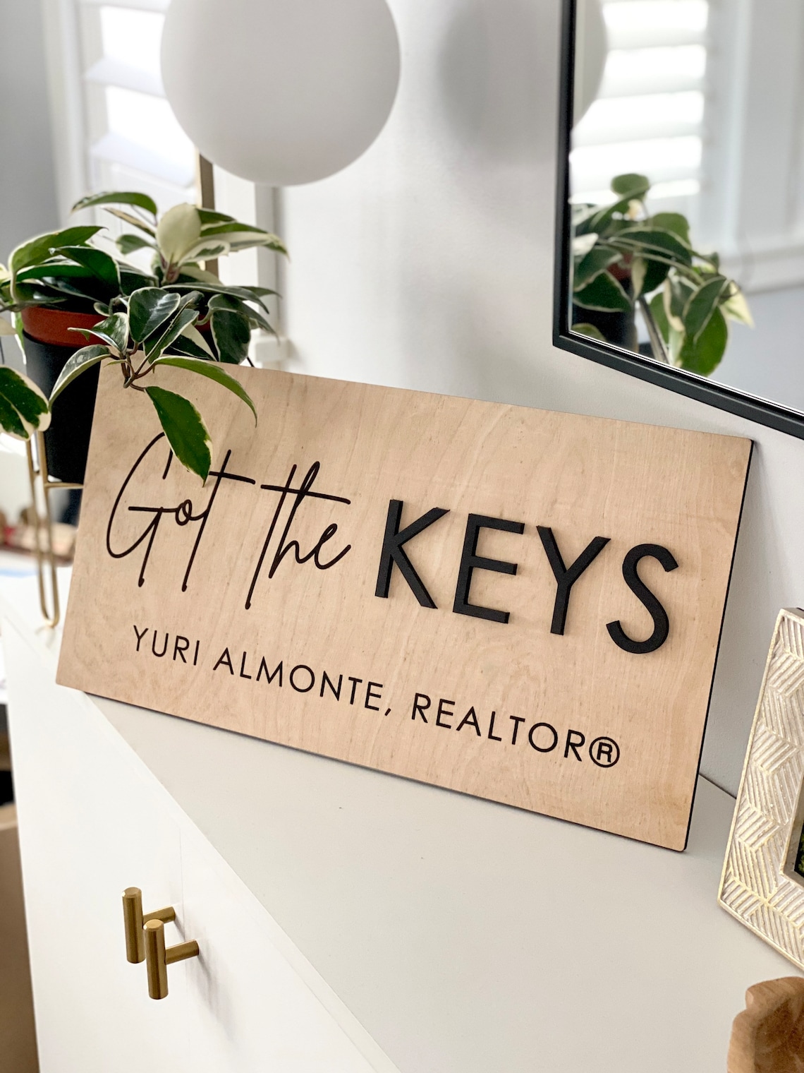 Personalized Got the KEYS Sign Realtor Sign Real Estate - Etsy