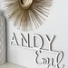 Personalized First and Middle Name Sign or First and Last, Custom Name ...