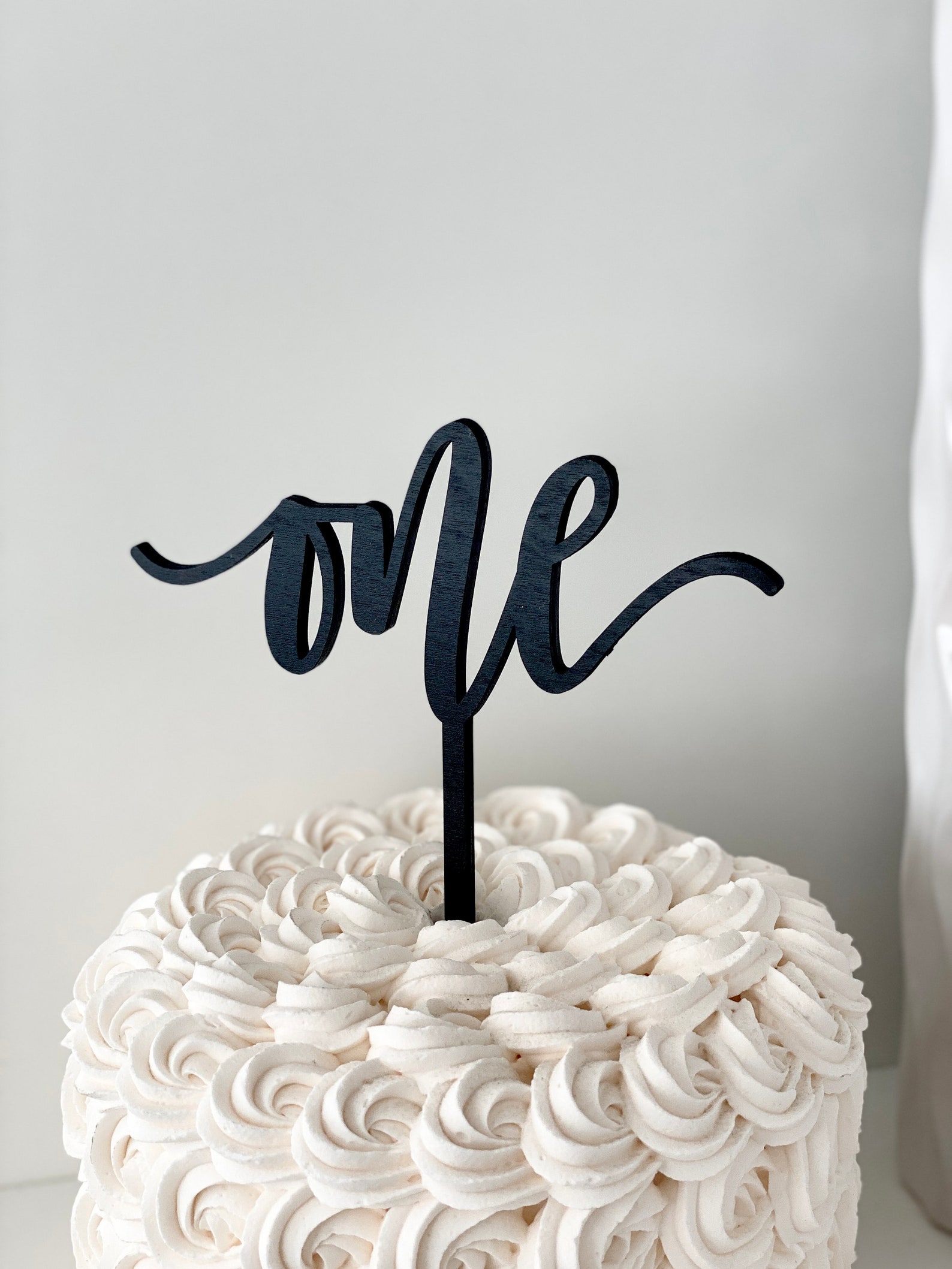 ONE Cake Topper V2 6W inches Version 2 First Birthday | Etsy