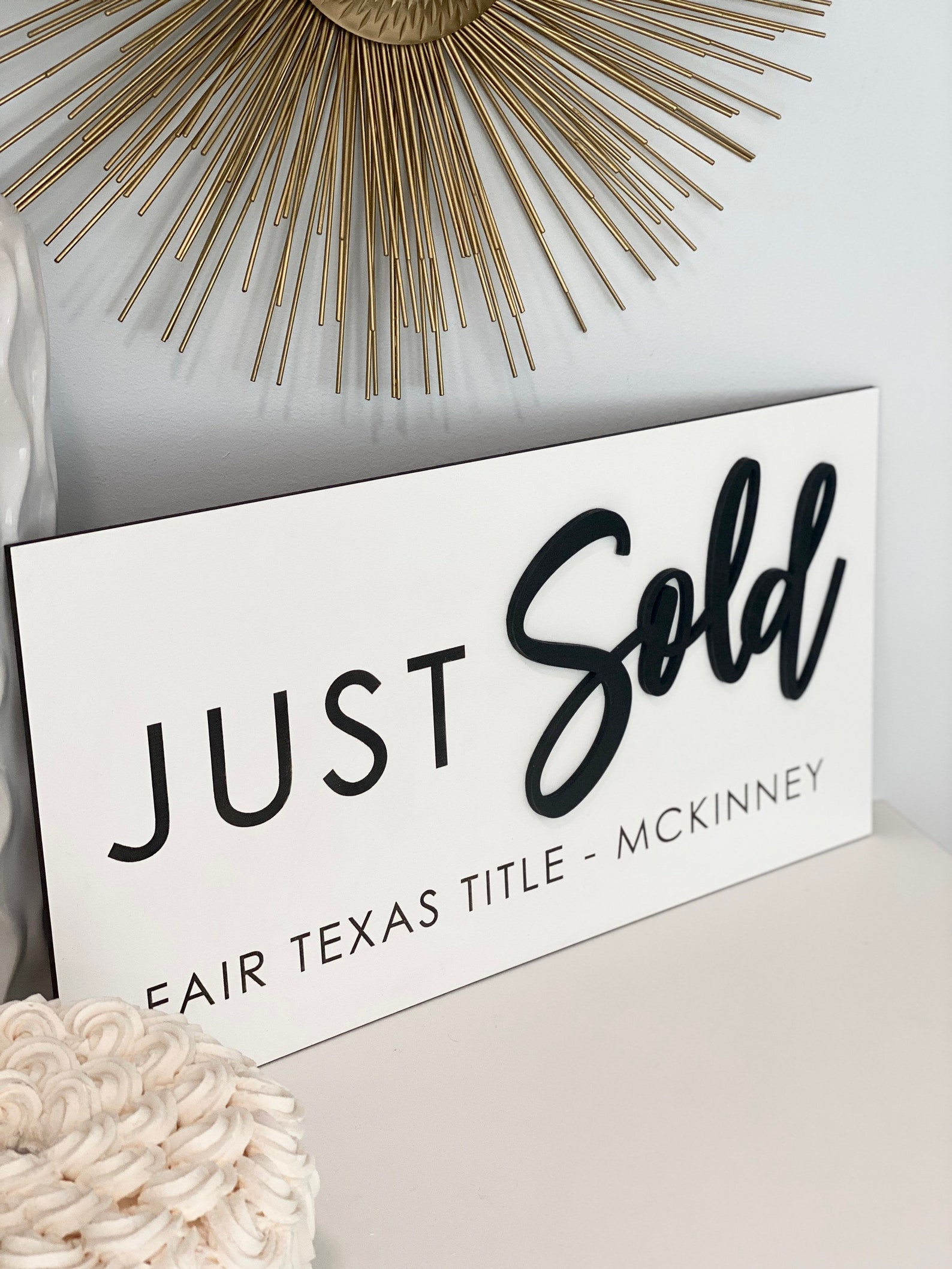 Personalized Just Sold Sign Realtor Sign Real Estate Agent - Etsy