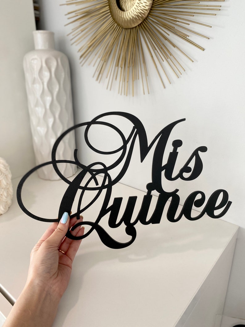 Mis Quince Sign Version 2 15th Birthday Quinceanera Sign - Etsy